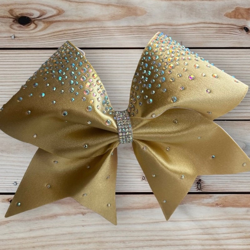 Gold Cheer Bow - Etsy