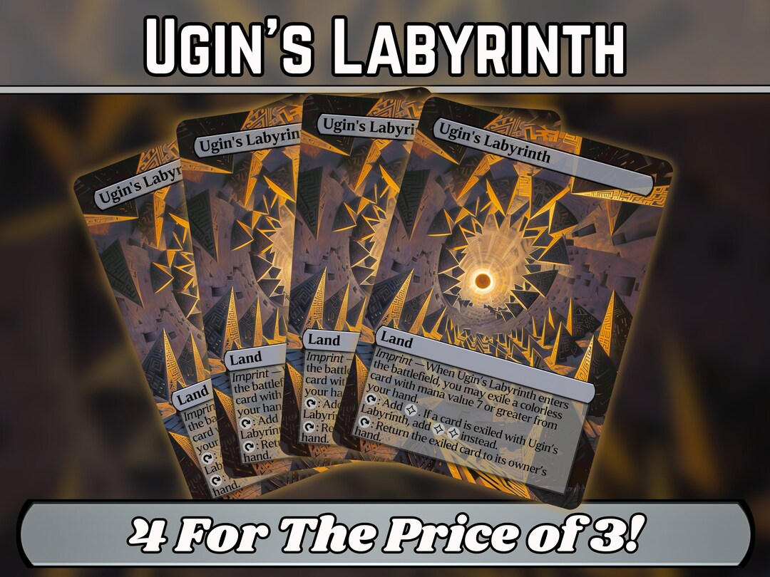 Ugin's Labyrinth - Proxy - Custom Magic Fantasy Art Series - Full-art ...