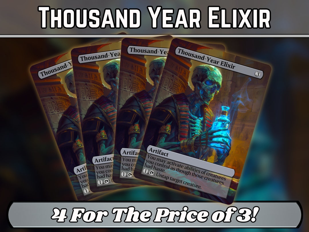Thousand-year Elixir - Proxy - Custom Magic Fantasy Art Series - Full ...