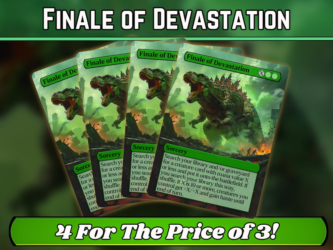 Finale of Devastation - Proxy - Custom Magic Fantasy Art Series - Full-art Custom Proxies ...