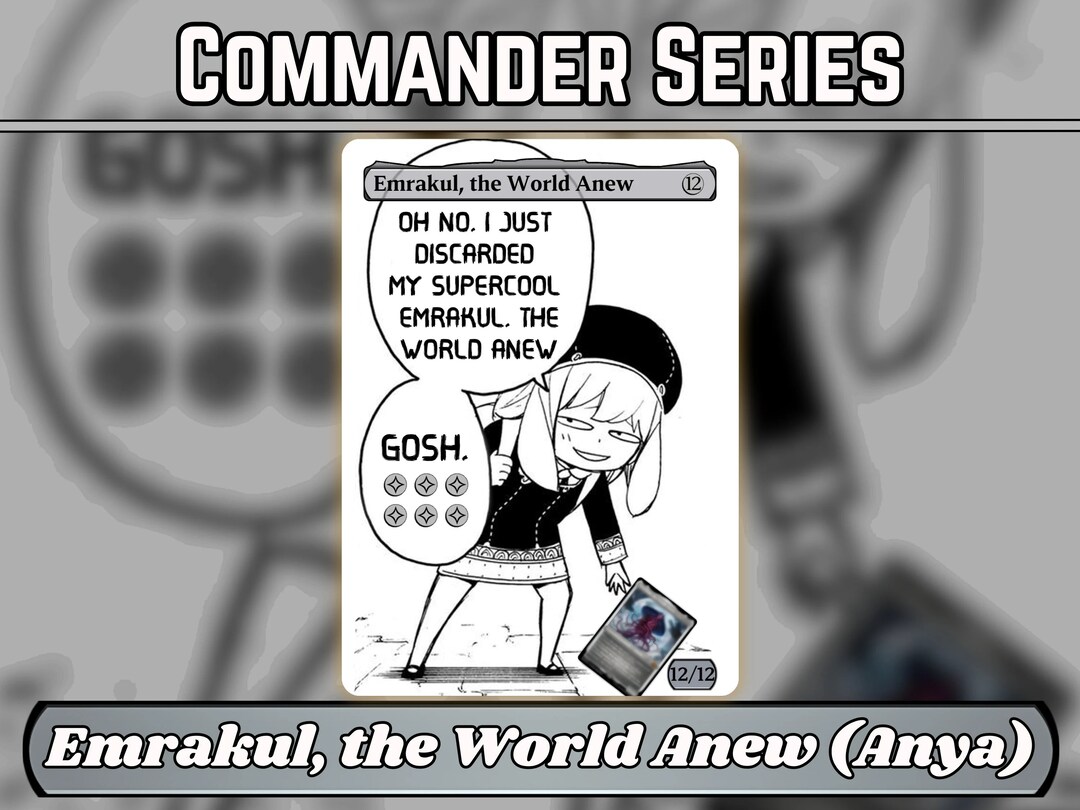 Emrakul, the World Anew [meme Ed] - Proxy - Classic Eldrazi Commander Series - Full-art Proxies ...