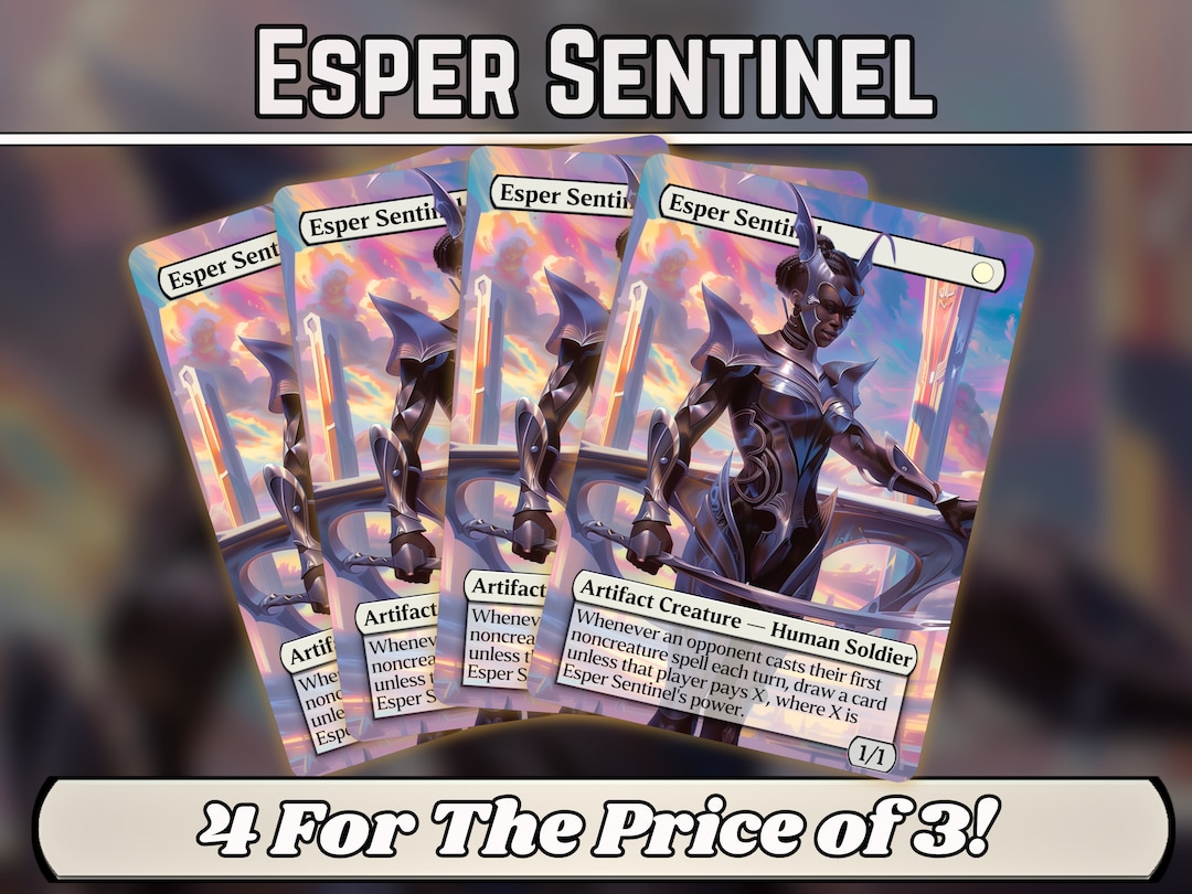 Esper Sentinel - Proxy - Custom Magic Fantasy Art Series - Full-art Custom Proxies - High ...