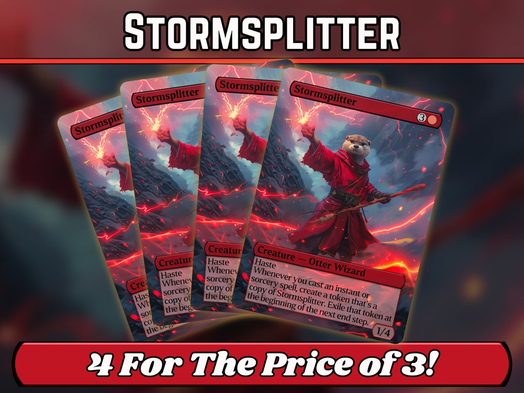 Stormsplitter - Proxy - Custom Magic Fantasy Art Series - Full-art ...