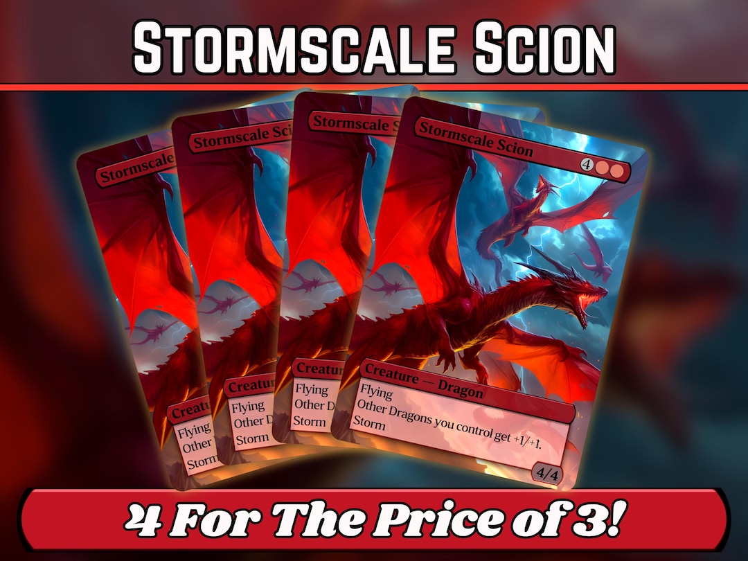 Stormscale Scion - Proxy - Custom Fantasy Art Series - Full-art Custom ...