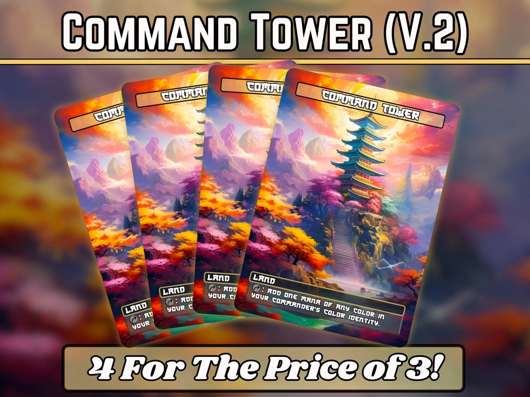 Command Tower V.2 - Proxy - Japanese Custom Art Series - Unique Full ...