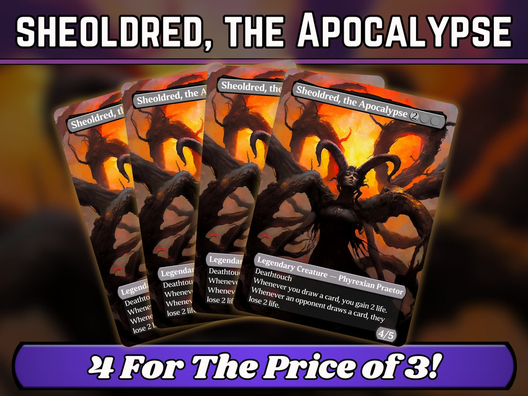 Sheoldred, the Apocalypse - Proxy - Custom Magic Fantasy Art Series ...
