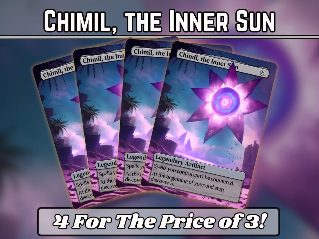 Chimil, the Inner Sun - Proxy - Custom Magic Fantasy Art Series - Full ...