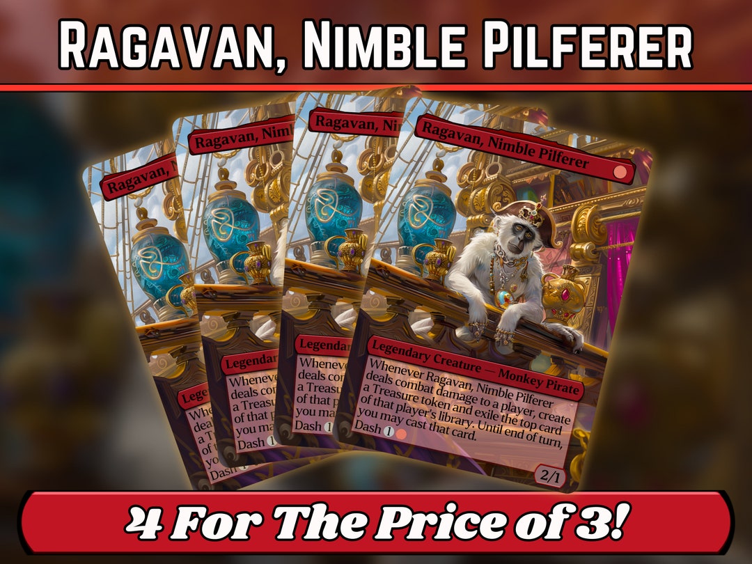 Ragavan, Nimble Pilferer - Proxy - Custom Magic Fantasy Art Series ...