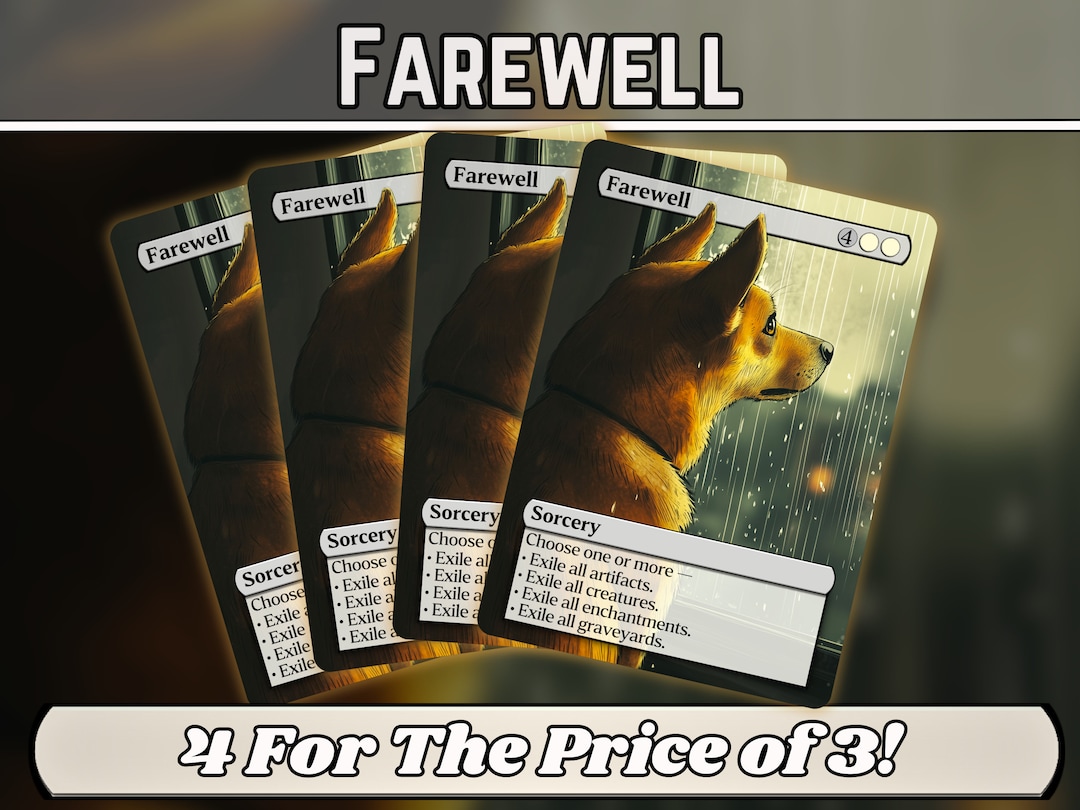 Farewell - Puppy Dog Proxy - Custom Magic Fantasy Art Series - Full-art ...
