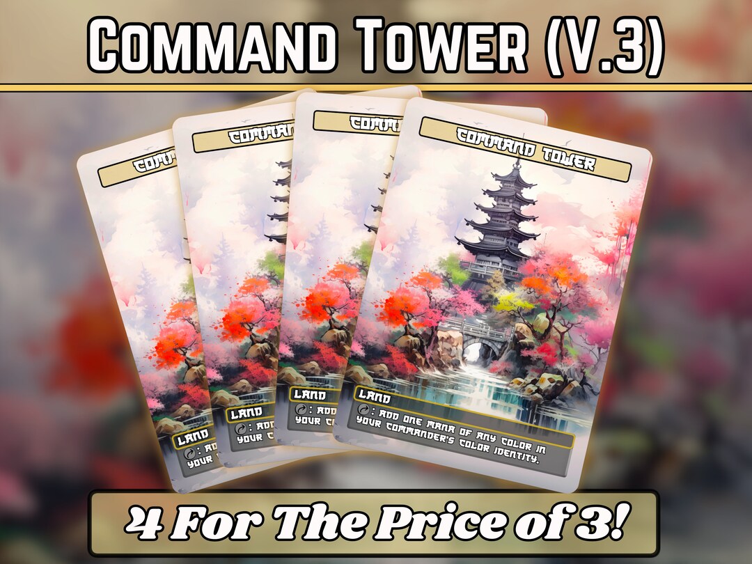 Command Tower V.3 - Proxy - Japanese Custom Art Series - Unique Full-art Custom Magic Proxies ...