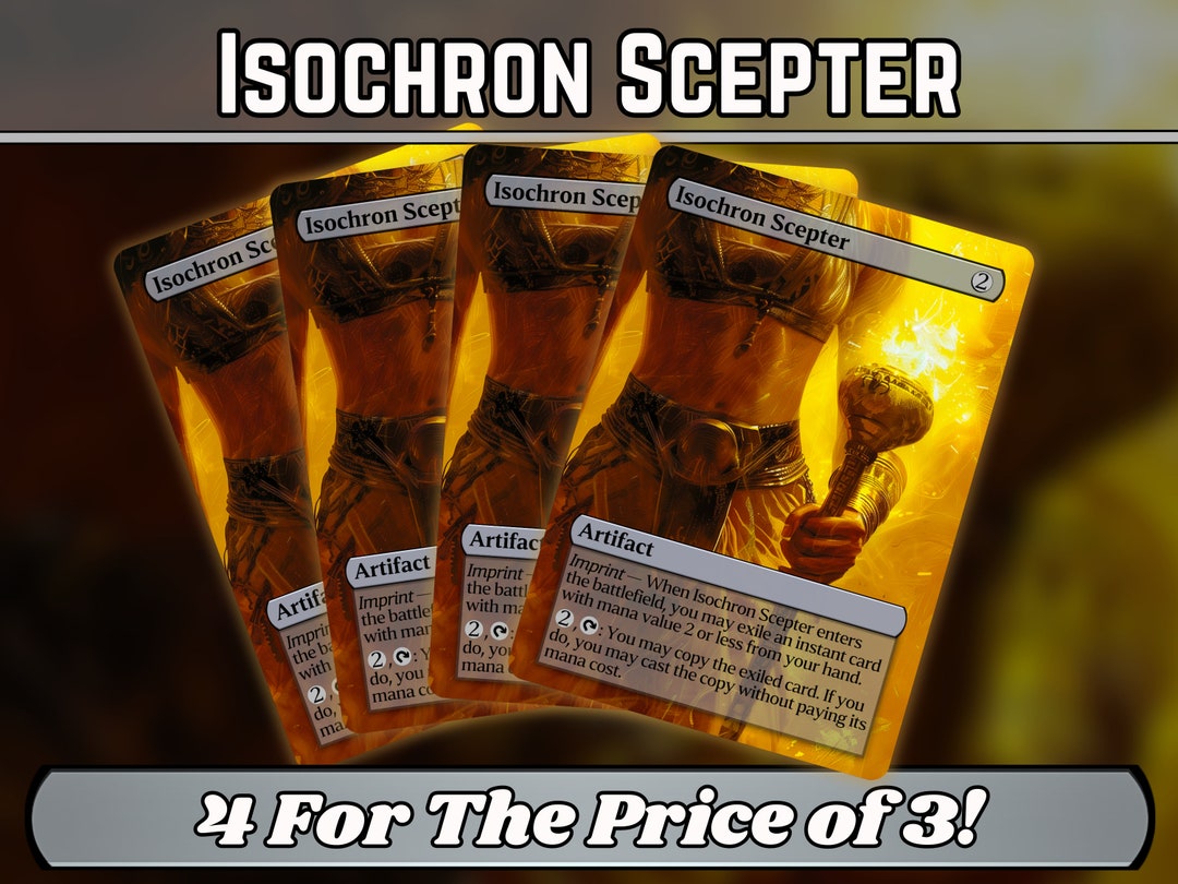 Isochron Scepter - Proxy - Custom Fantasy Art Series - Full-art Custom ...