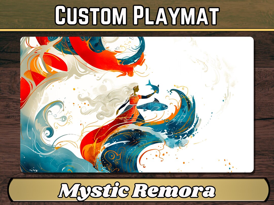 Mystic Remora MTG Playmat - 24"x14" Playmat Perfect Size for Friday ...