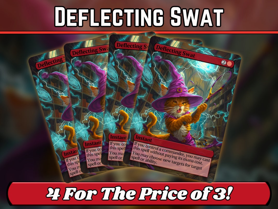 Deflecting Swat - Kitty Cat Proxy - Custom Magic Fantasy Art Series ...