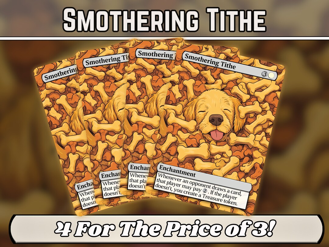 Smothering Tithe - Puppy Dog Proxy - Custom Magic Fantasy Art Series ...