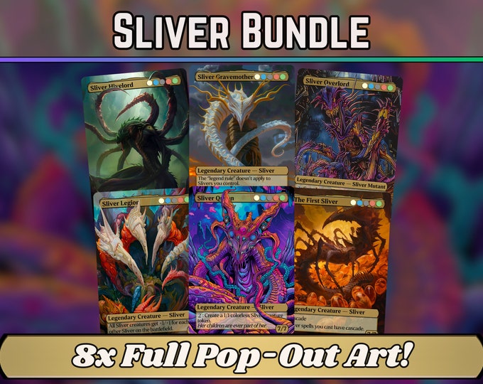 ULTIMATE SLIVERS-100 Card Magic the Gathering Commander Deck-rares ...