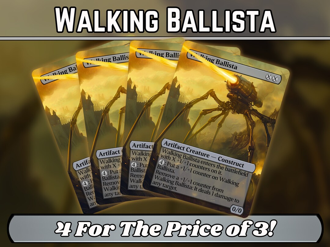 Walking Ballista - Proxy - Custom Magic Fantasy Art Series - Full-art ...