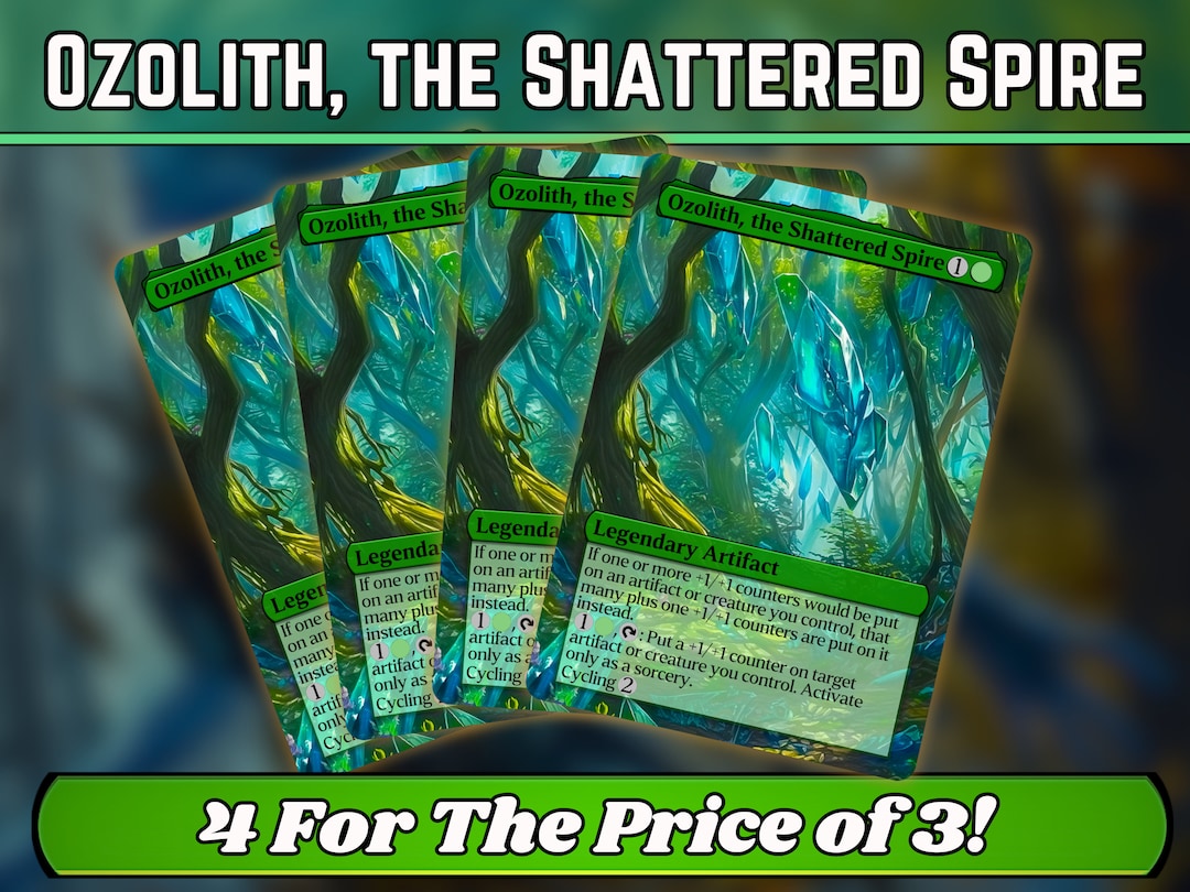 Ozolith, the Shattered Spire Proxy - Custom Magic Fantasy Art Series ...