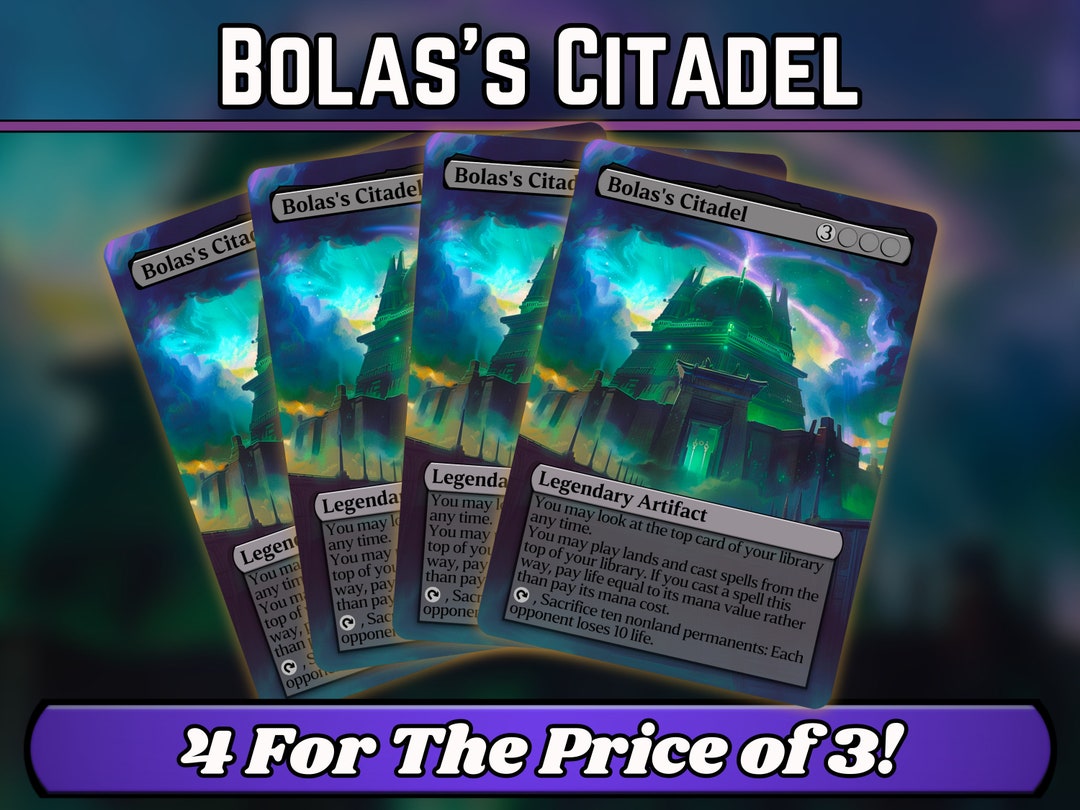 Bolas's Citadel - Proxy - Custom Magic Fantasy Art Series - Full-art ...