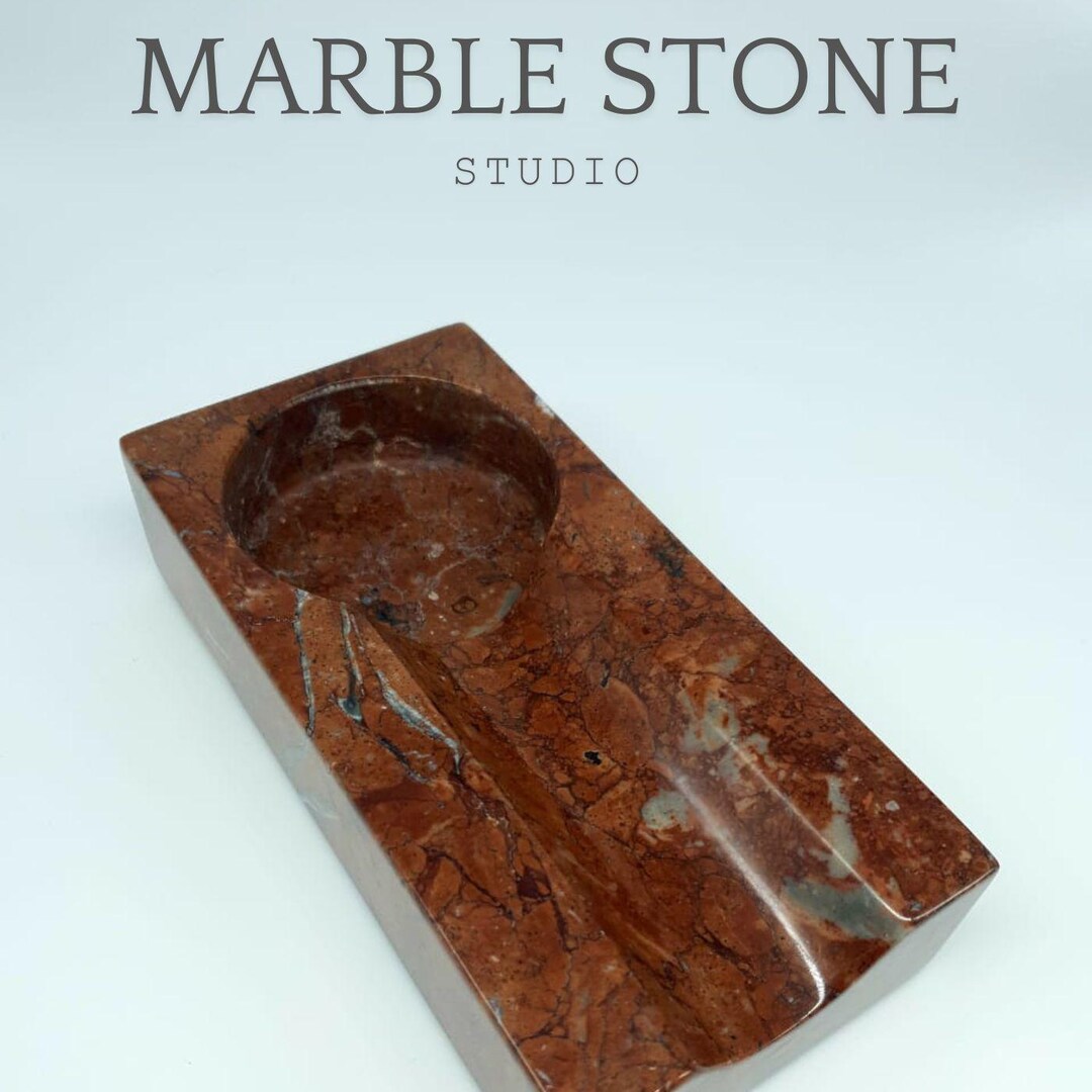 Luxury Marble Cigar Tray, Unique Marble Ashtray, Cigar Lovers Best Gift ...