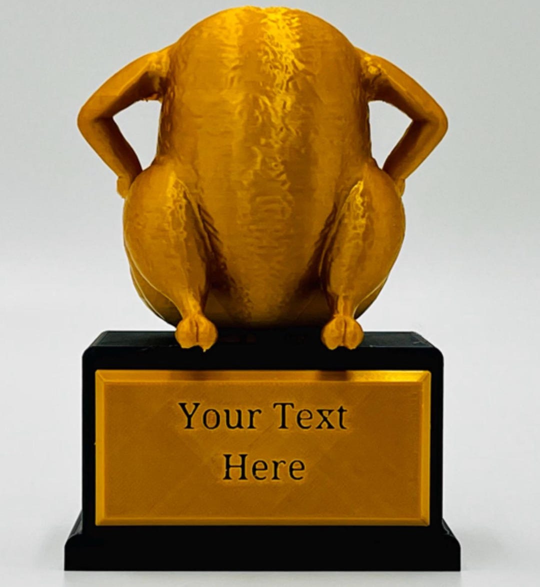 Thicc Turkey Trophy - 3D Printed - Etsy