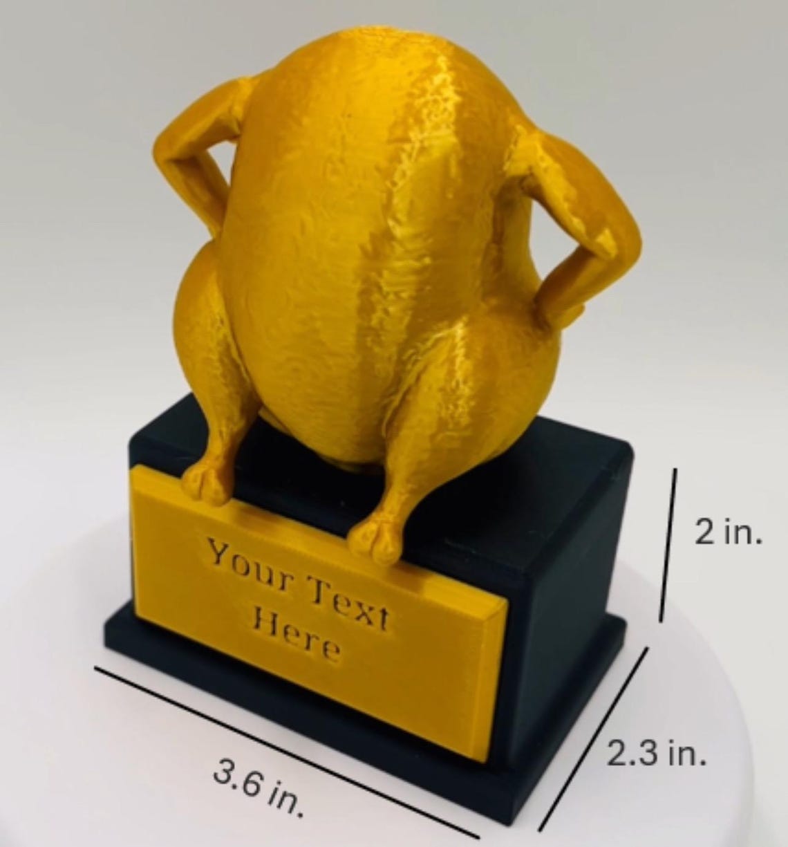 Thanksgiving Thicc Booty Turkey Trophy - Etsy