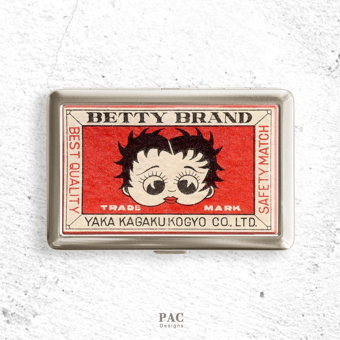 1930s Betty Boop Match Label Cigarette Case - Etsy