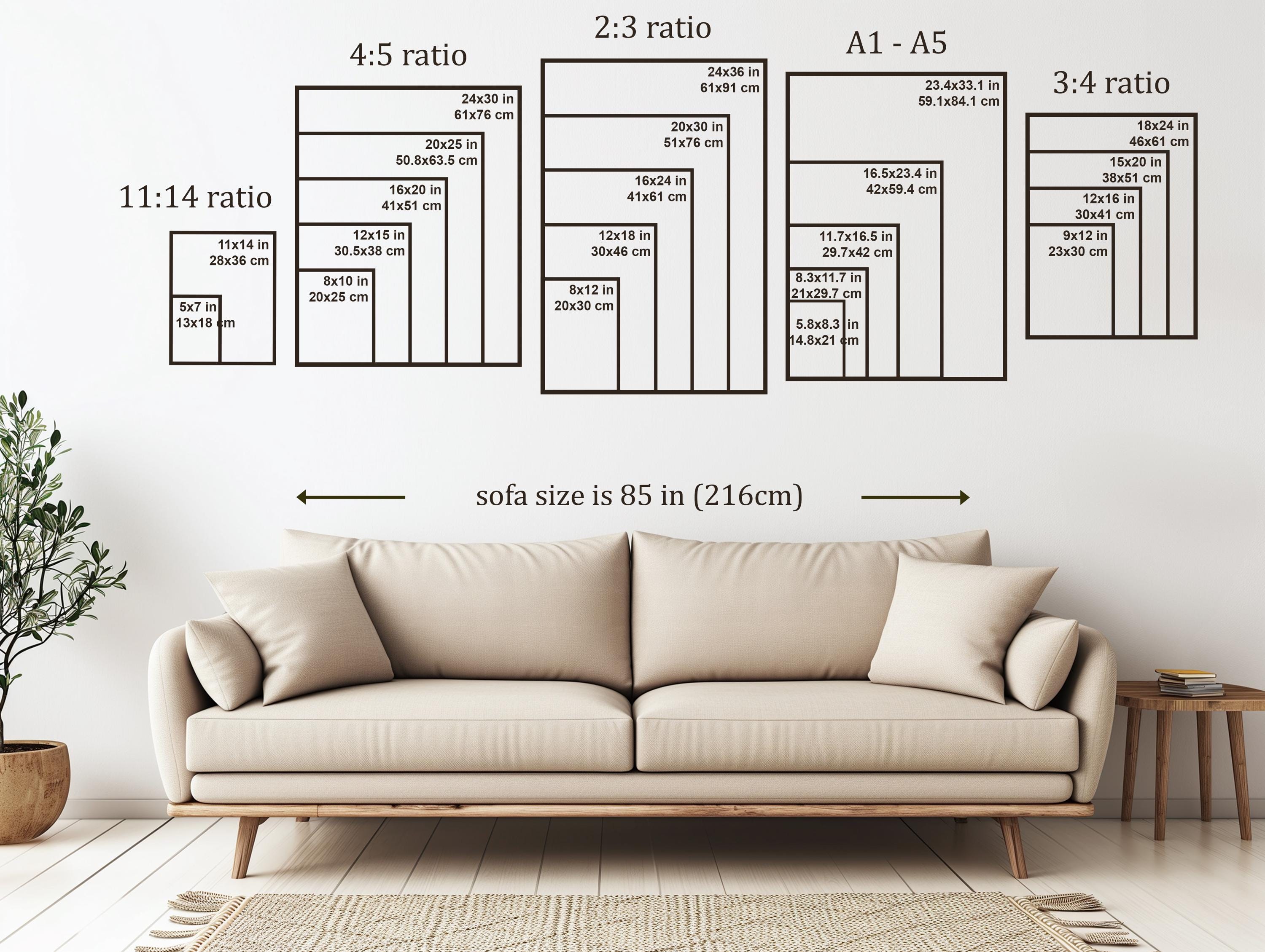 Vintage Inspired Math Formulas Artwork Wall Canvas Mathematics Themed ...