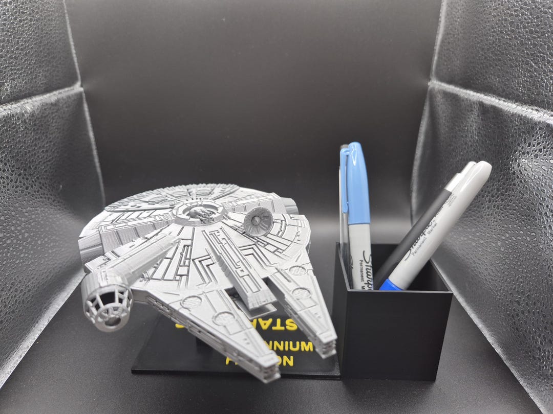 Star Wars Millenium Falcon Inspired Pen Pot, Desk Organizer, Desk Tidy ...