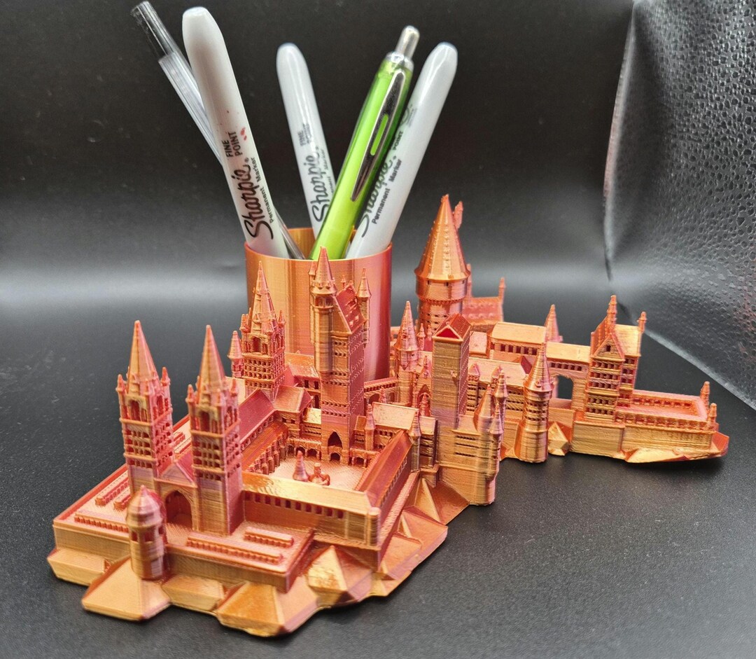 Wizard Fantasy Castle Pen Pot, Desk Organizer, Desk Tidy, Classroom ...