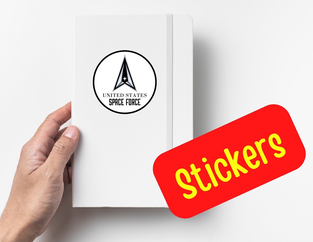 US Space Force Sticker, Guardian Pride, Space Force Stationery, Circle ...