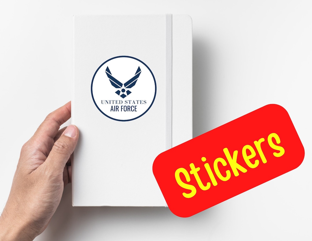 US Air Force Sticker, Airman Pride, Air Force Stationery, Circle ...