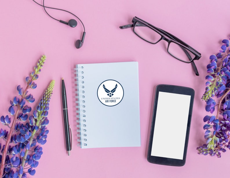 US Air Force Sticker, Airman Pride, Air Force Stationery, Circle ...