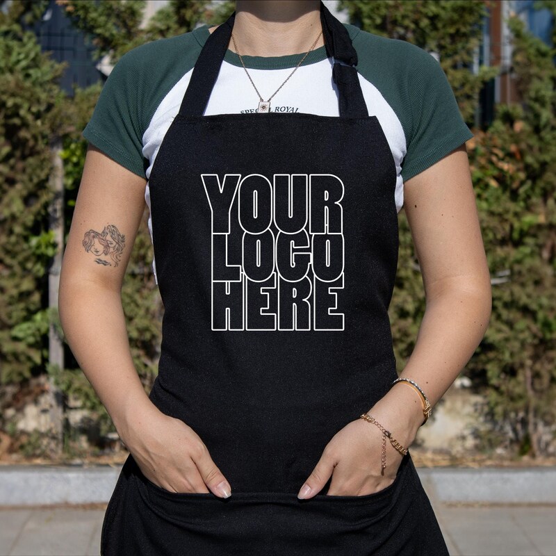 Custom Logo Apron - Etsy