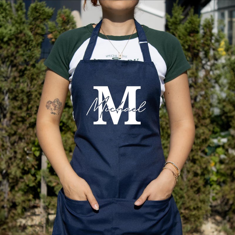 Monogrammed Aprons - Etsy