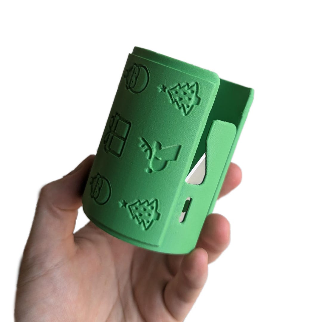 Christmas Wrapping Cutter, STL File, 3D Printing DIY, Gift Paper Cutter ...