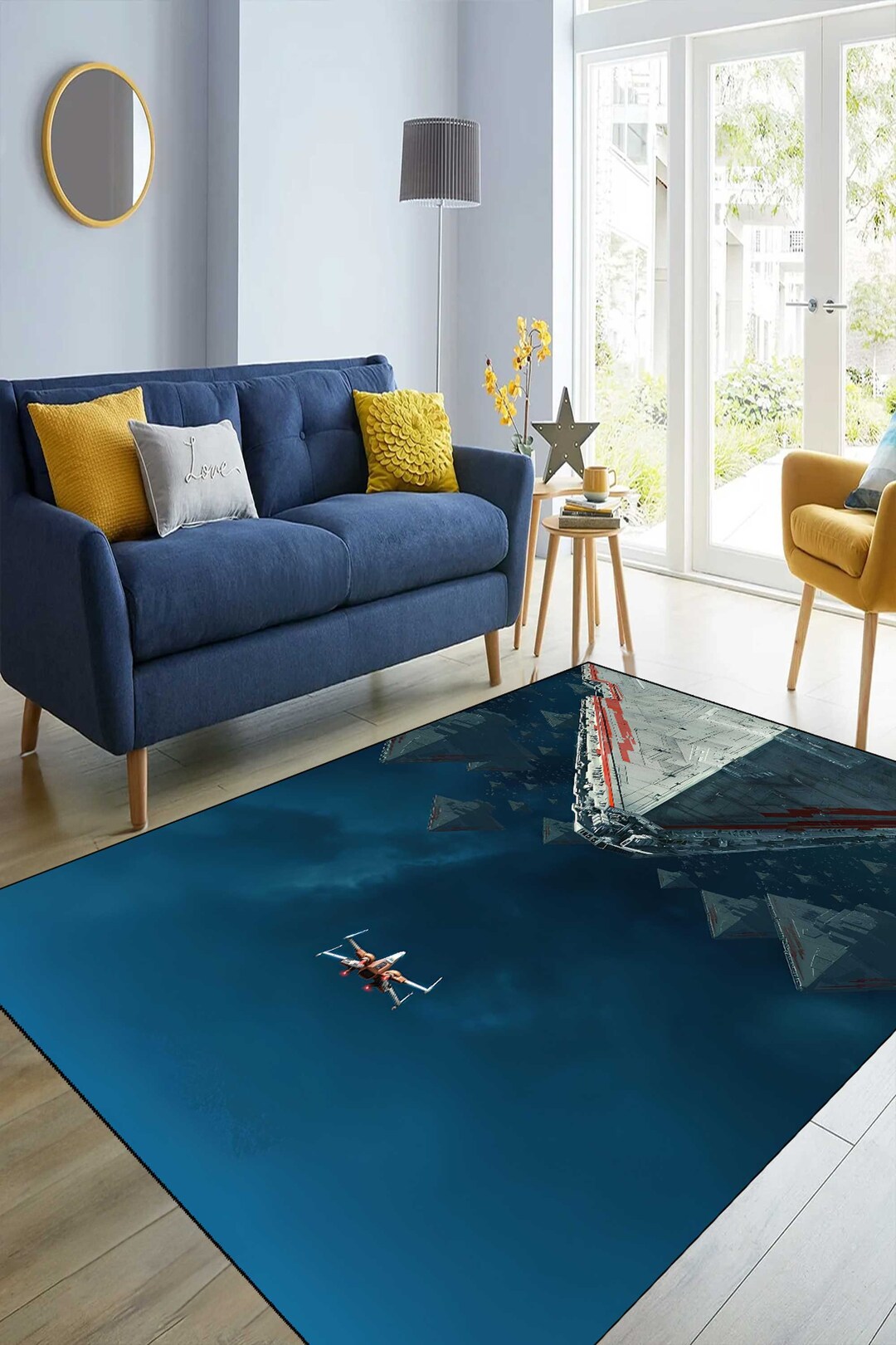 Space Rug,space Battles Rug,fighter Jet Rug,star Destroyer Rug,popular ...