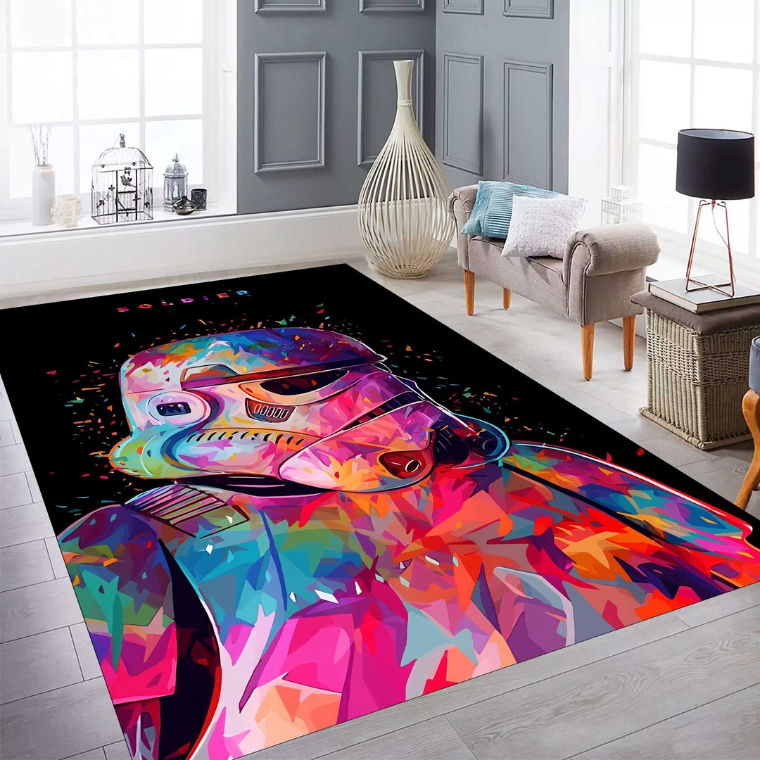Darth Vader Rug,stormtrooper Rug,space Rug,star Destroyer Rug,movie Rug ...