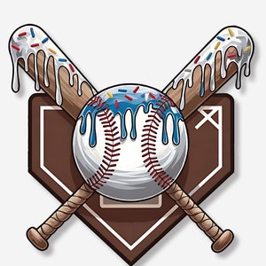 Baseball Home Plate Ice Cream Drip PNG, Baseball Png, Baseball Sport ...