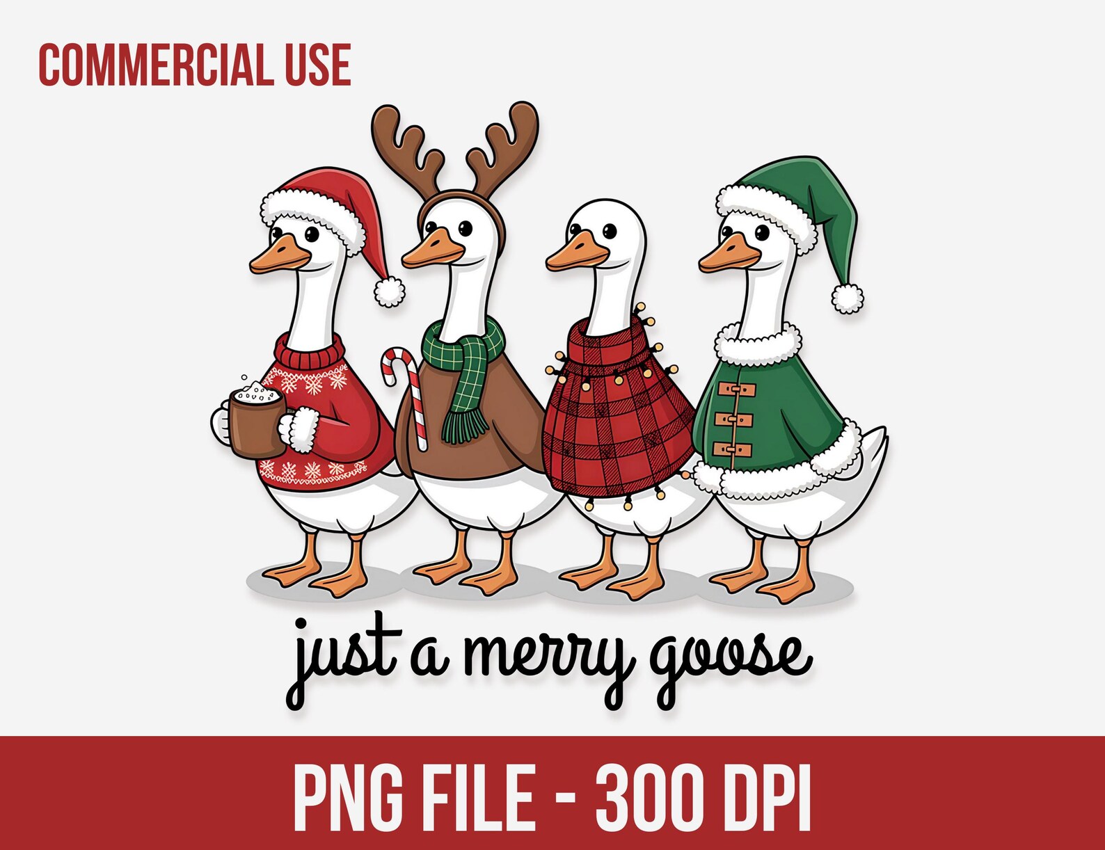 Just A Merry Goose PNG, Funny Goose Png, Trending Goose Design ...