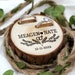 Tree Stump Wedding Ring Box, Tree Stump Ring Bearer Box, Double ...