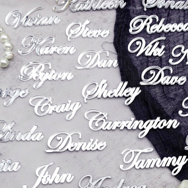 Personalised Acrylic Laser Cut Names - Etsy UK