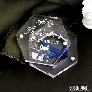 First Haircut Keepsake, Baby First Tooth and Curl Keepsake Box, Custom ...