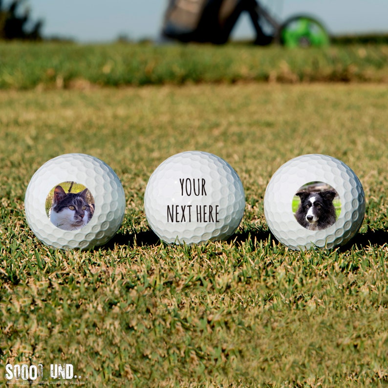 Custom Golf Balls, Dad Golf Ball, Photo Face Golf Lover Ball Gift, Pet ...