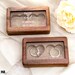 Ring Box Double Wedding Ring Box Engagement Ring Box Ring - Etsy