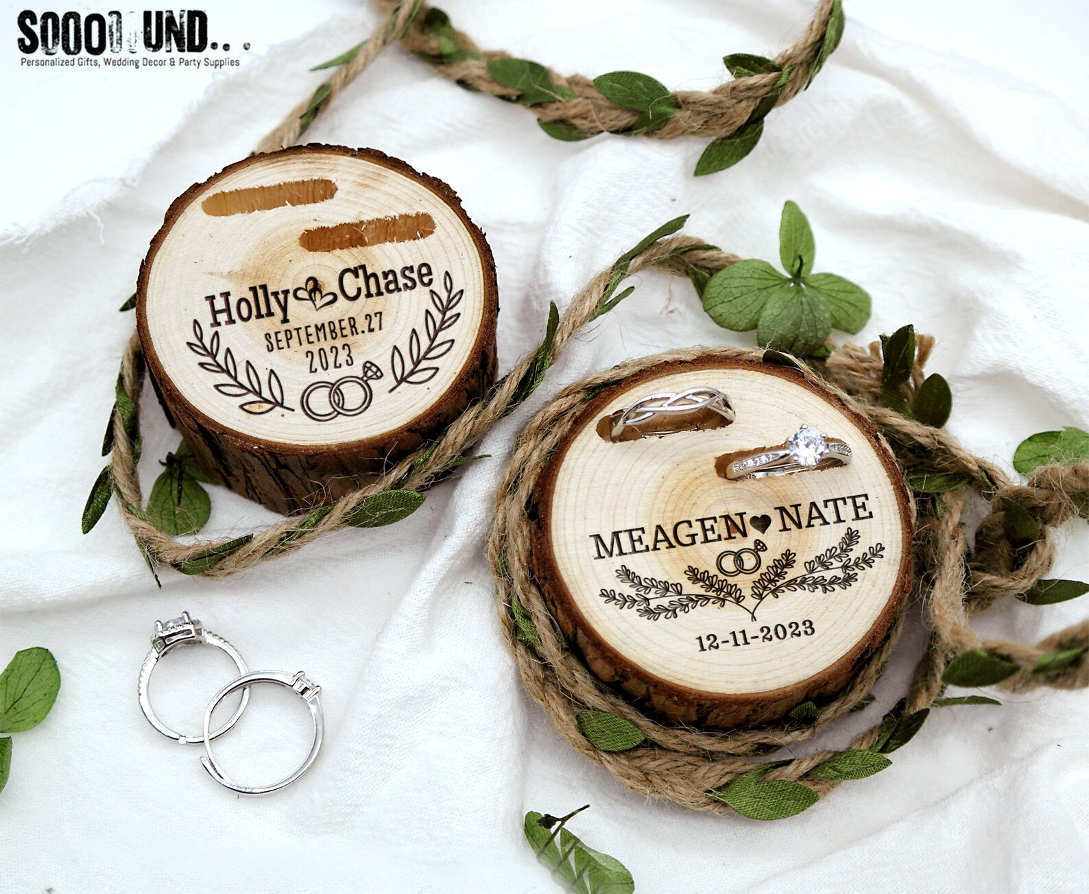 Tree Stump Wedding Ring Box Tree Stump Ring Bearer Box - Etsy