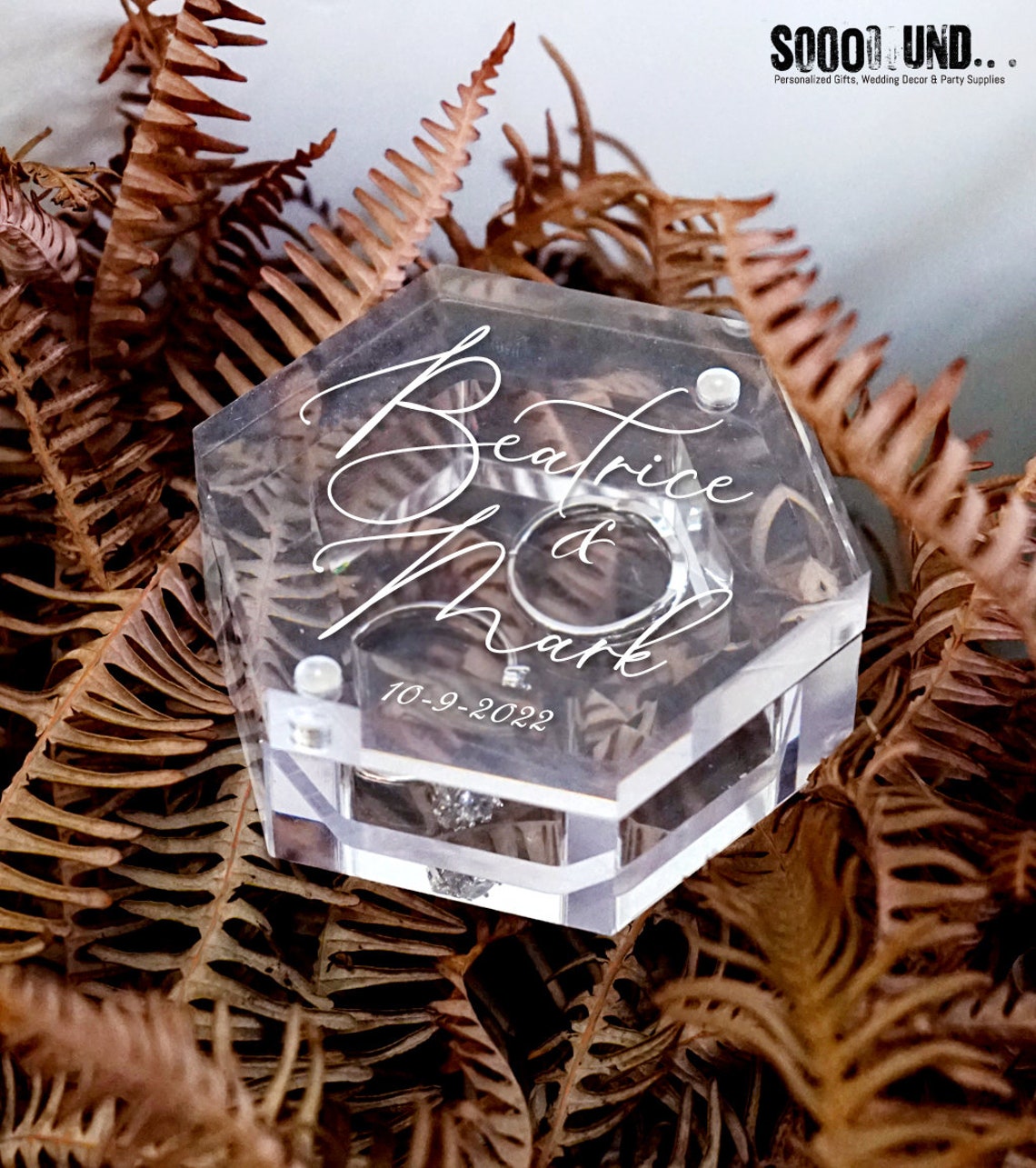 Wedding Ring Box Personalized Wedding Ring Box Custom - Etsy