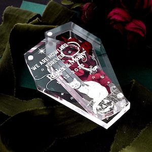 Coffin Ring Box, Halloween Wedding Ring Box, Acrylic Ring Box for ...