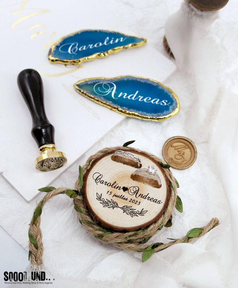 Tree Stump Wedding Ring Box Tree Stump Ring Bearer Box - Etsy