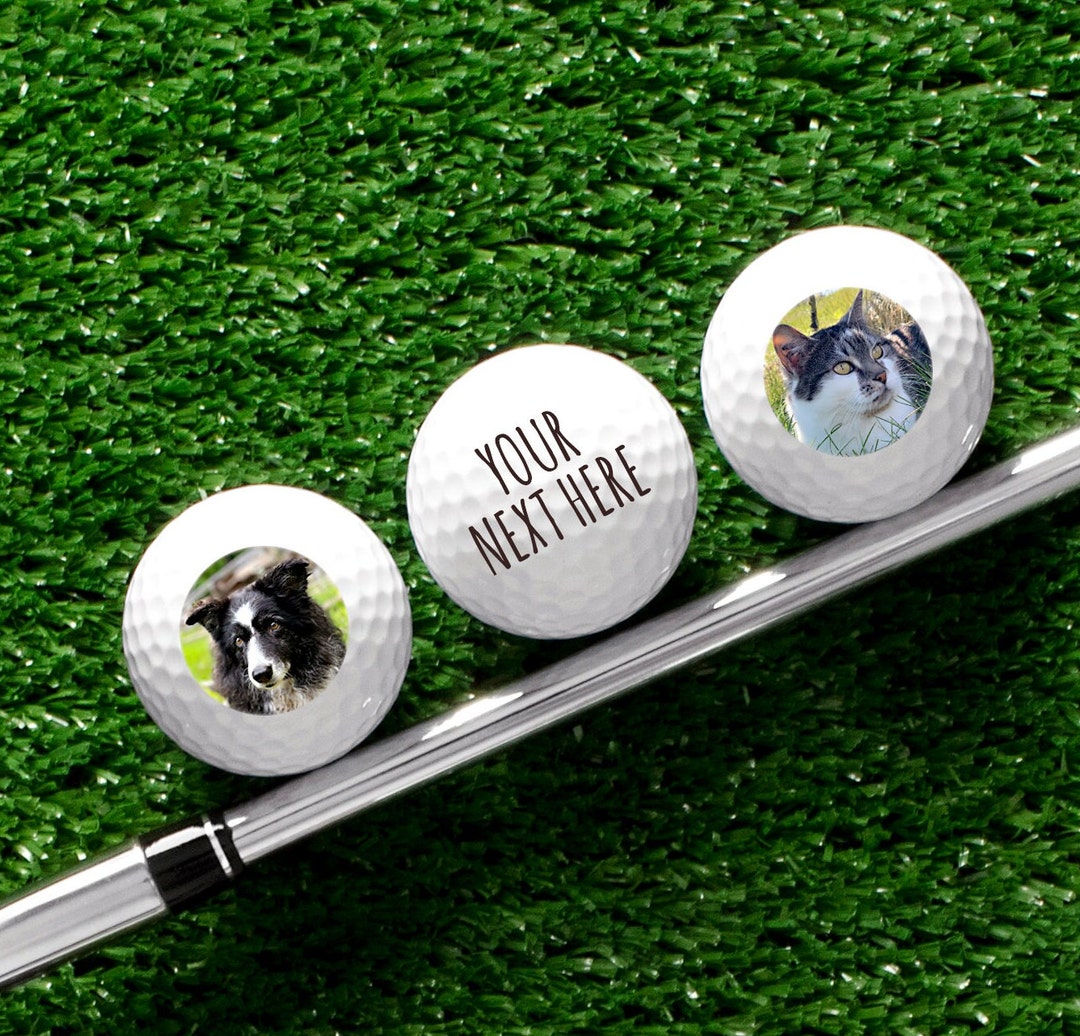 Custom Golf Balls, Dad Golf Ball, Photo Face Golf Lover Ball Gift, Pet ...