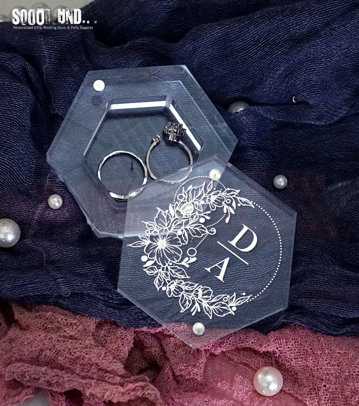 Wedding Ring Box Personalized Wedding Ring Box Custom - Etsy